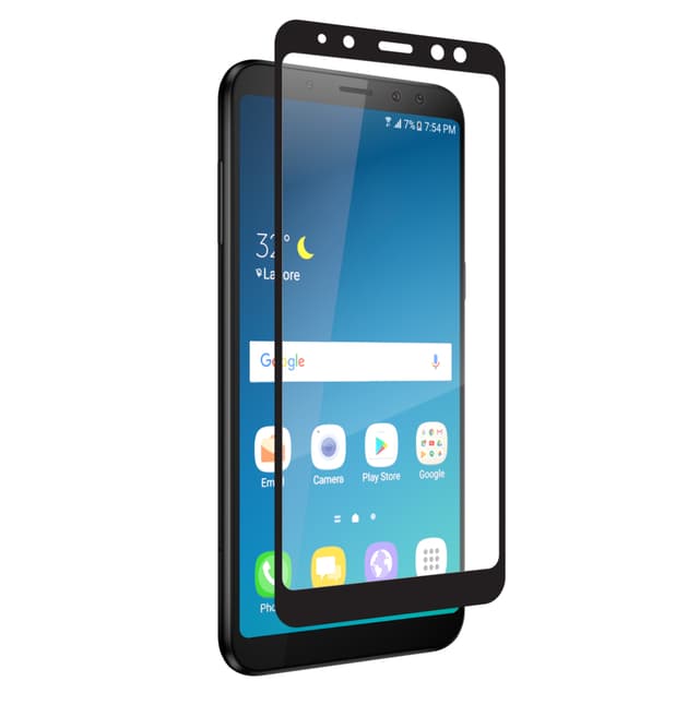 ZAGG InvisibleShield Glass+ Samsung Galaxy A8 (2018) full screen curve ...