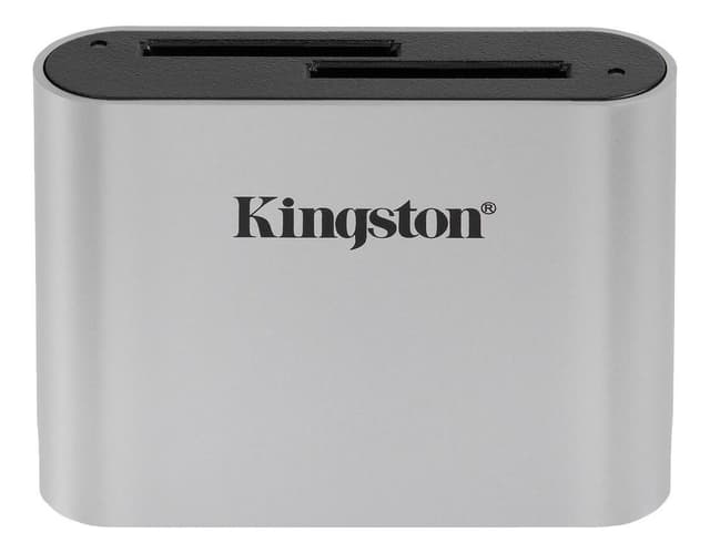 kingston USB3.2 Gen1 Workflow Dual-Slot SDHC/SDXC UHS-II Card Reader ...