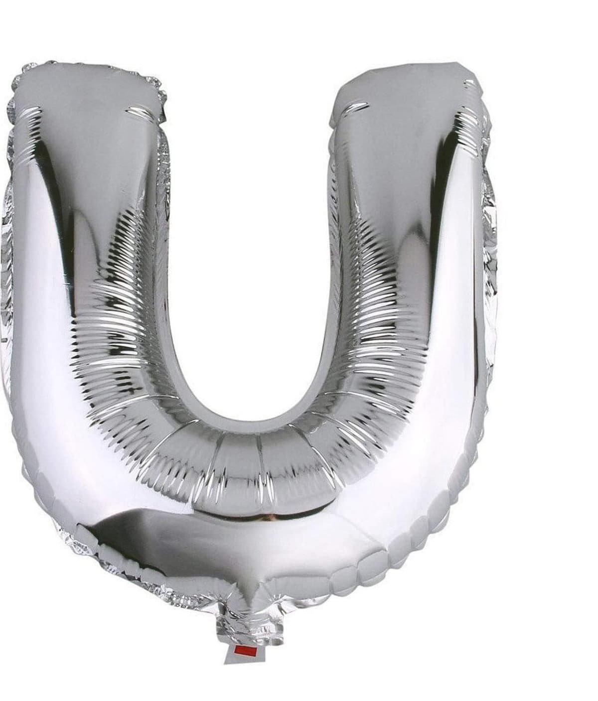 INF Bokstavballong 53 cm, bokstav U - sølv - Elkjøp | Elkjøp