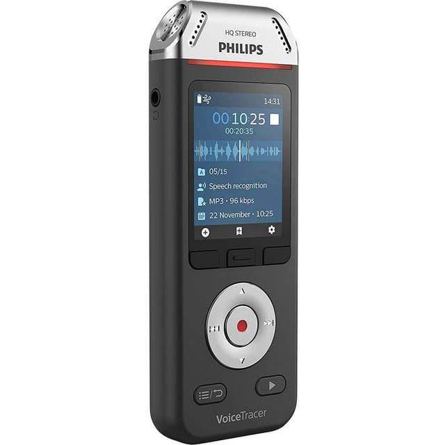 Philips DVT-2810 Digital Diktafon Inspelningstid (max.) - Elgiganten ...