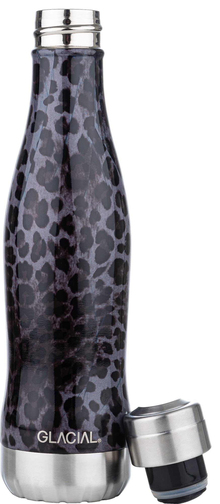 Glacial vattenflaska GL2128500210 (svart leopard) - Elgiganten