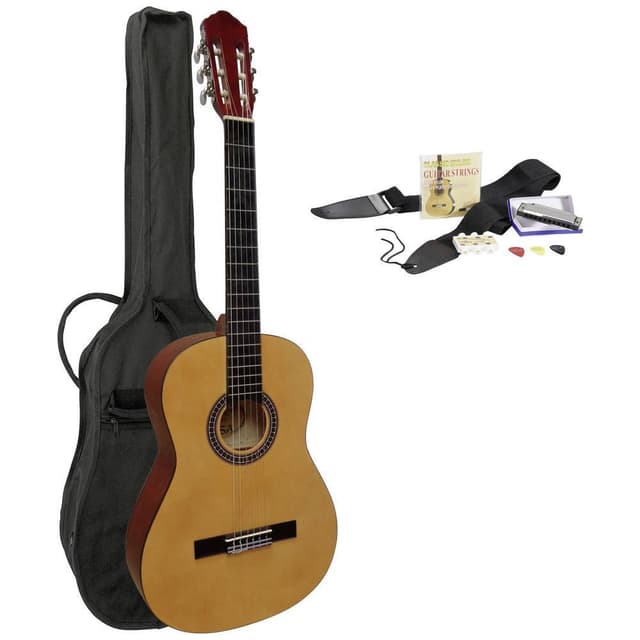 Akustisk gitarr paket MSA Musikinstrumente C22 4/4 - Elgiganten