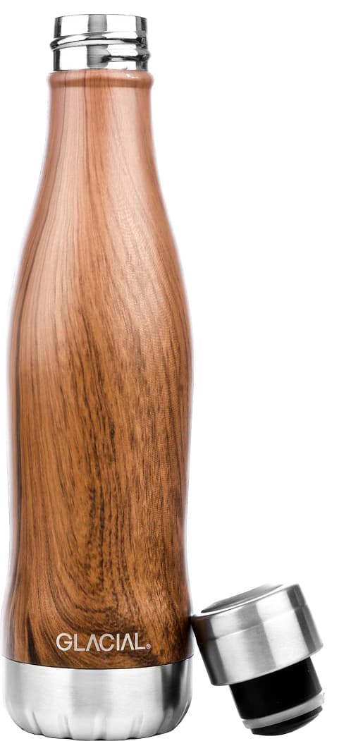 Glacial vattenflaska GL1728500003 (Teak Wood) - Elgiganten