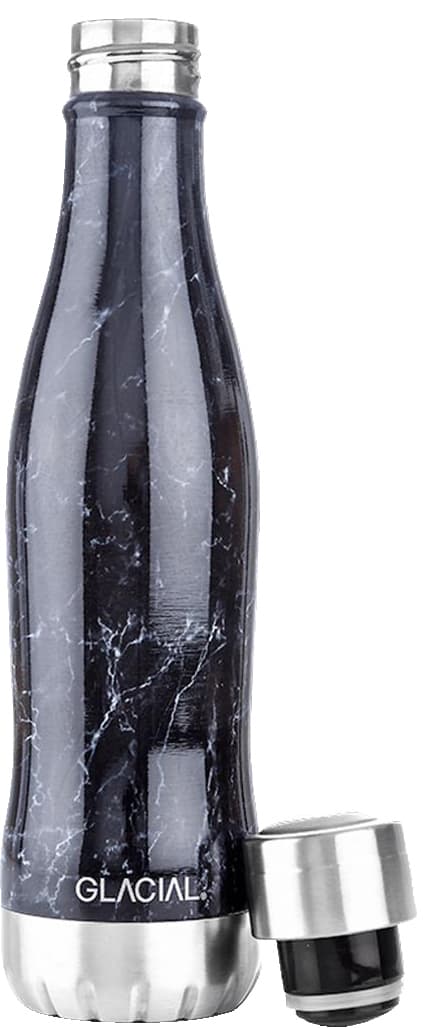 Glacial vattenflaska GL1848300028 (Black Marble) - Elgiganten