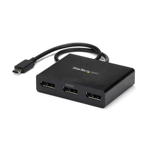 StarTech.com USB C DisplayPort-adapter - 3 portar - USB C till Display ...