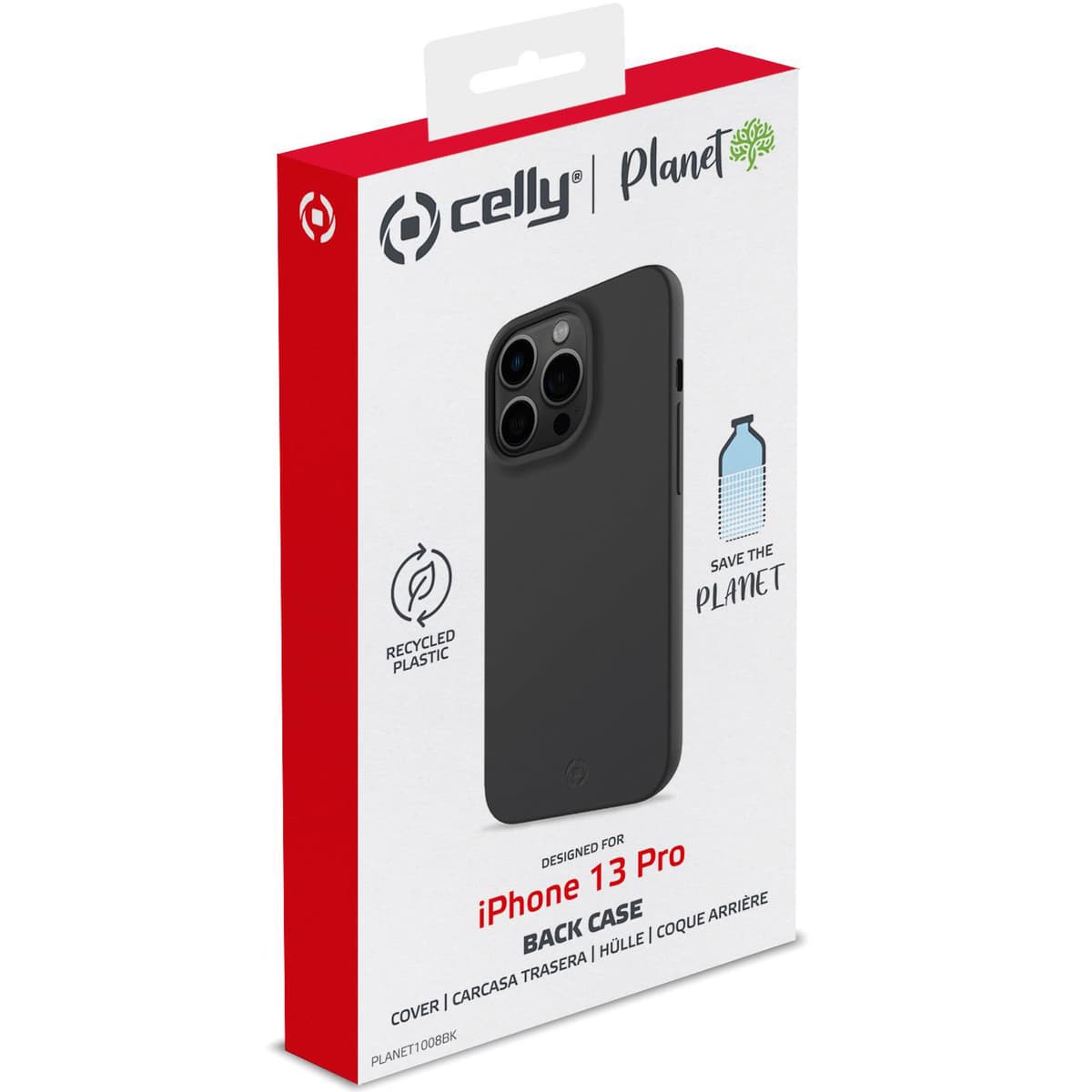 Celly Planet Soft TPU-deksel GRS iPhone 13 Pro Svart - Elkjøp | Elkjøp