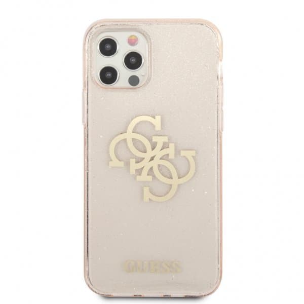 Guess iPhone 12 Pro Max Deksel Full Glitter Gull - Elkjøp | Elkjøp