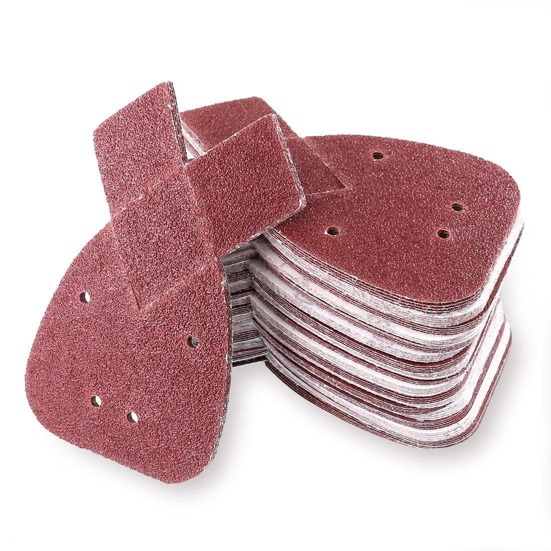 Slippapper för Bosch slipmus med extra spetsar 4 hål 80-korn 60-pack ...