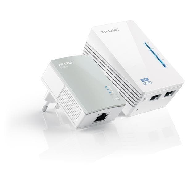 TP-LINK AV 500 WiFi Powerline Extender Starter Kit, 500Mbps, WLAN, vit ...