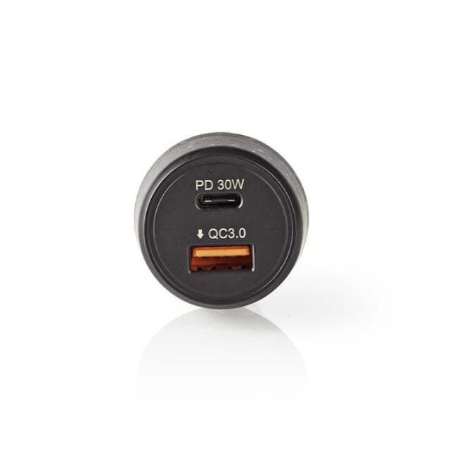 Billader | 3,0 A | USB (QC 3.0) / USB-C | Power Delivery 30 W | Sort ...