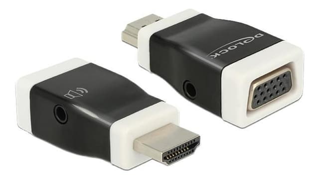 Delock Adapter HDMI-A male > VGA female with Audio - Elgiganten ...