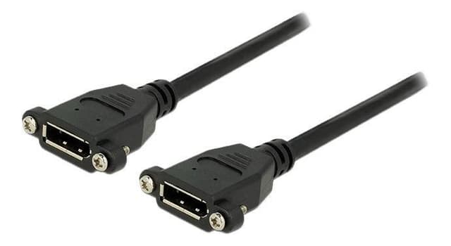Delock Cable Displayport 1.1 female panel-mount > Displayport female p ...
