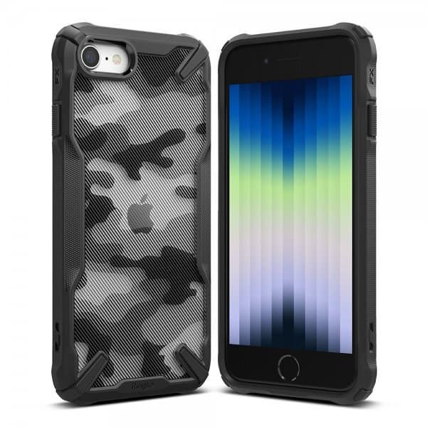 Ringke iPhone 7/8/SE Deksel Fusion-X Camo Black - Elkjøp | Elkjøp
