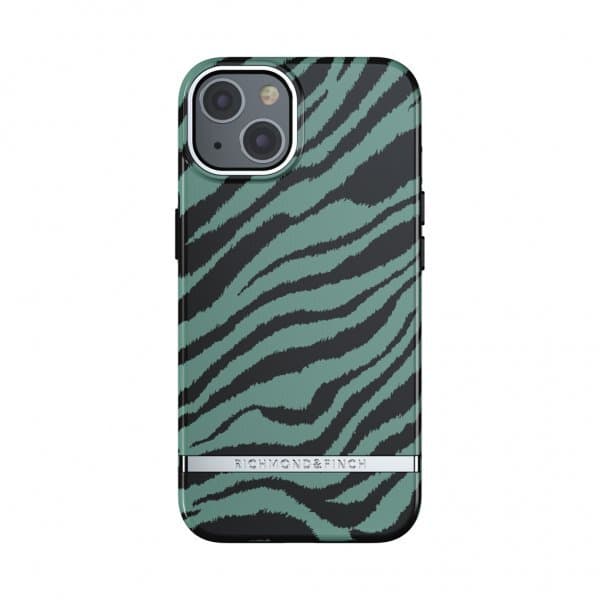 Richmond & Finch iPhone 13 Skal Emerald Zebra - Elgiganten - Elgiganten