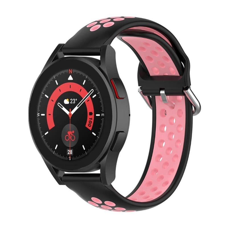 EBN Sport Armband Samsung Galaxy Watch 5 Pro 45mm - Svart/rosa - Elgiganten