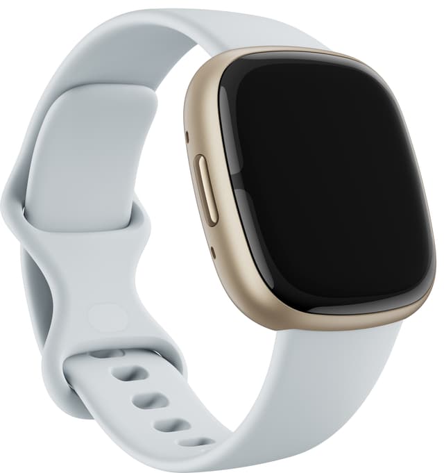 Fitbit Sense 2 älykello (Blue Mist/Soft Gold) - Gigantti