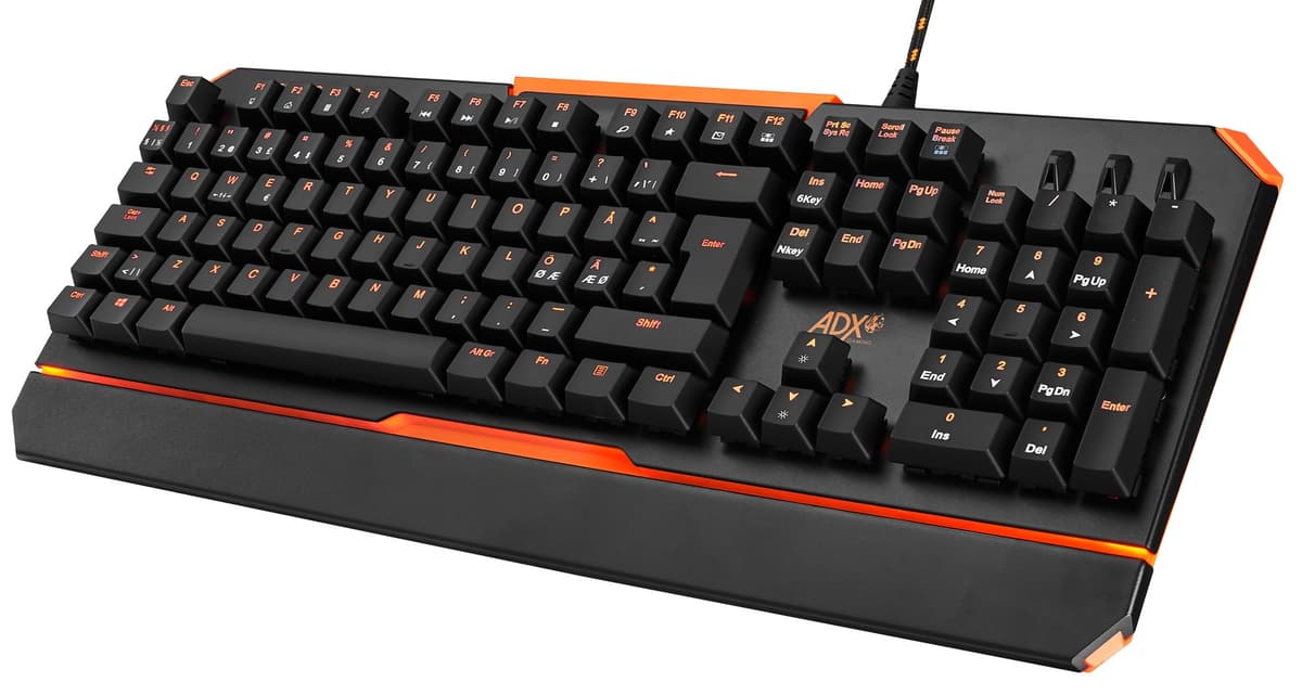 ADX Firefight H01 mekanisk gamingtastatur - Elkjøp | Elkjøp