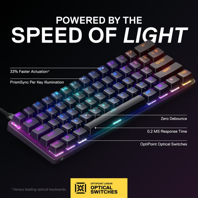 SteelSeries Apex 9 Mini tangentbord för gaming - Elgiganten