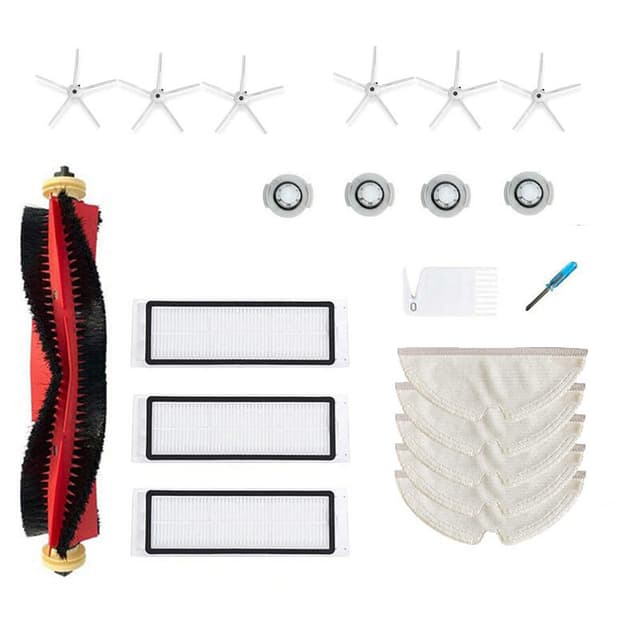 Erstatningstilbehør til Xiaomi Roborock S6 Multicolor 21 deler - Elkjøp ...