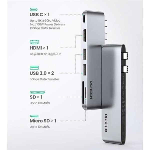 USB Type-C Hub til Macbook Pro - Elkjøp
