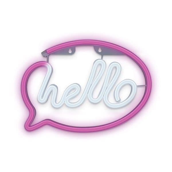 Neon-kyltti - Hello - Gigantti