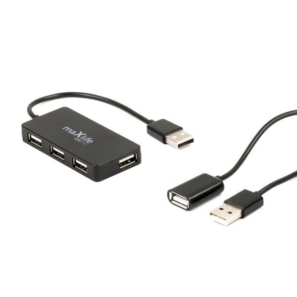 Maxlife USB-hubb 4x portar - Elgiganten