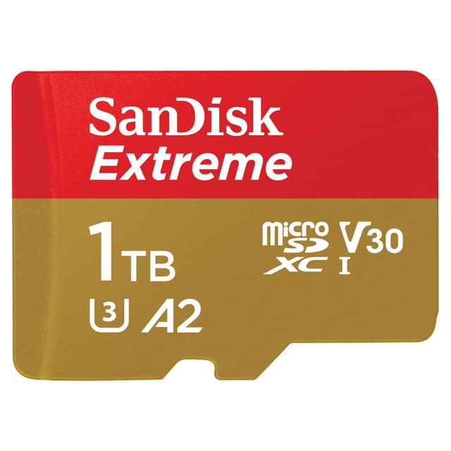 SanDisk Extreme® 1TB microSDXC™ UHS-I-kort - Elkjøp | Elkjøp