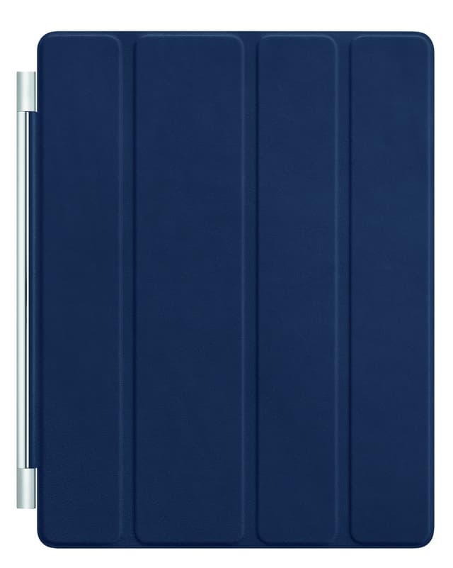 Apple iPad Smart Cover (marineblå, lær) - Elkjøp