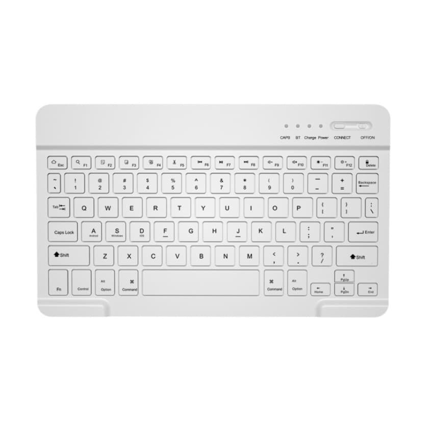 Trådlöst tangentbord Bluetooth 3.0 Vit - Elgiganten