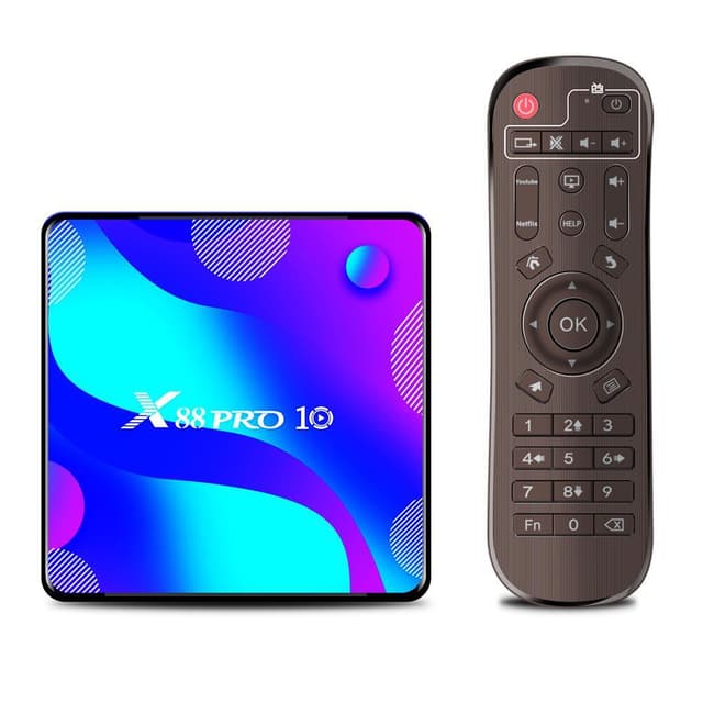 INF Android TV boks med fjernbetjening 4 + 64 GB 4 dele | Elgiganten