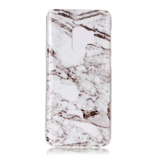 MTK Samsung Galaxy S9 SM-G960 TPU - Marmor White / Grey - Elgiganten ...