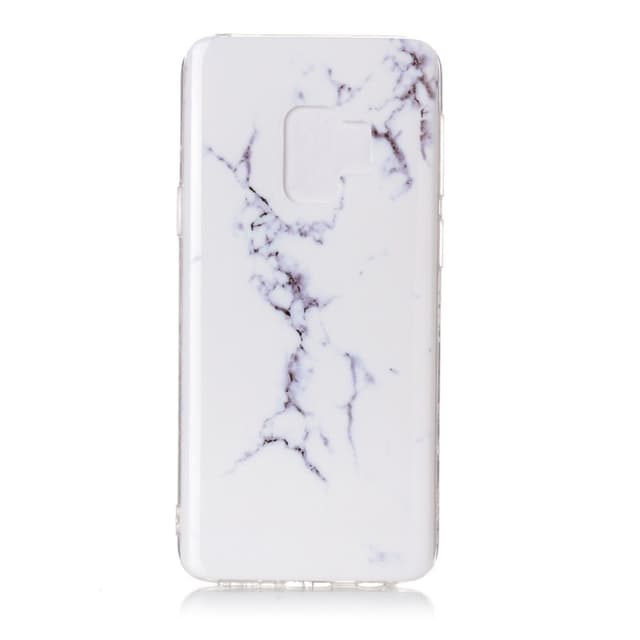 MTK Samsung Galaxy S9 SM-G960 TPU Marmor - White Marble - Elgiganten