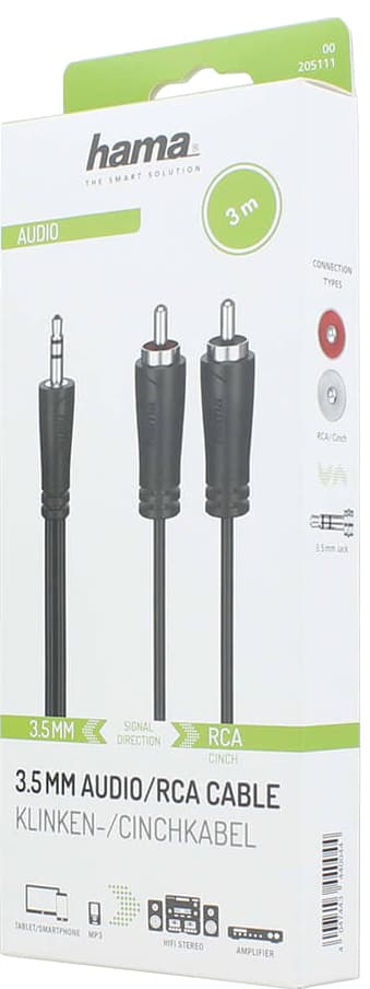 Hama lydkabel 205111 - Elkjøp | Elkjøp