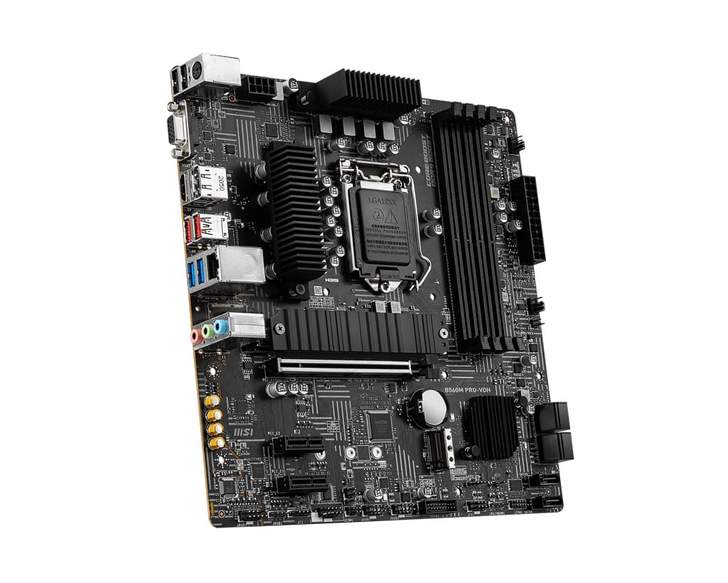 MSI B560M PRO-VDH hovedkort Intel B560 LGA 1200 Micro ATX - Elkjøp | Elkjøp