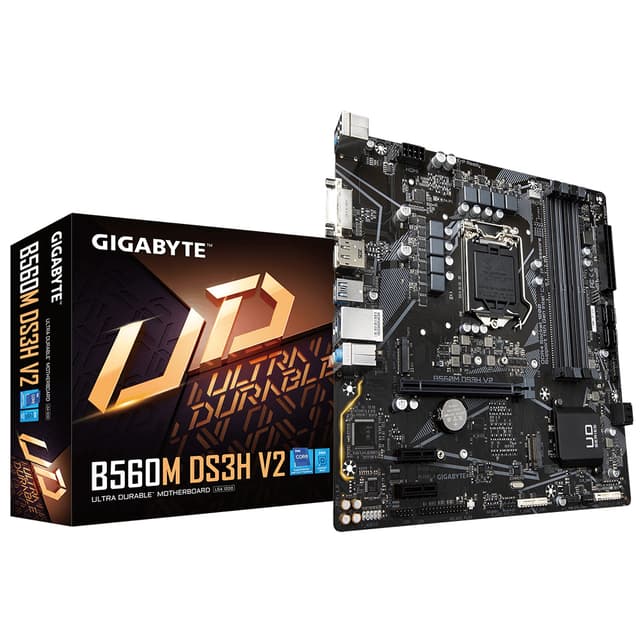 Gigabyte B560M DS3H V2 moderkort Intel B560 Express LGA 1200 micro ATX ...