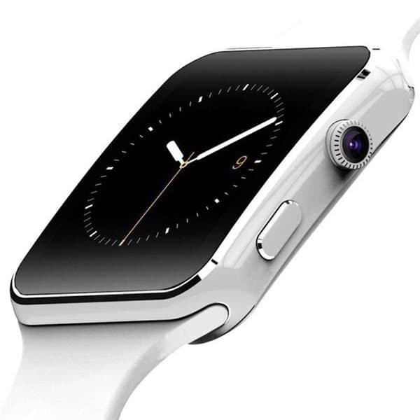 Smartwatch med Kamera Touch Screen Bluetooth iPhone - Hvit - Elkjøp