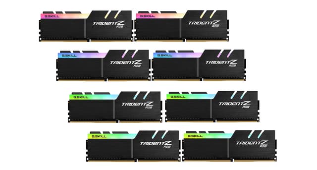 G.Skill Trident Z RGB F4-3600C14Q2-128GTZRA hukommelsesmodul 128 GB 8 x 16 GB DDR4 3600 Mhz ...