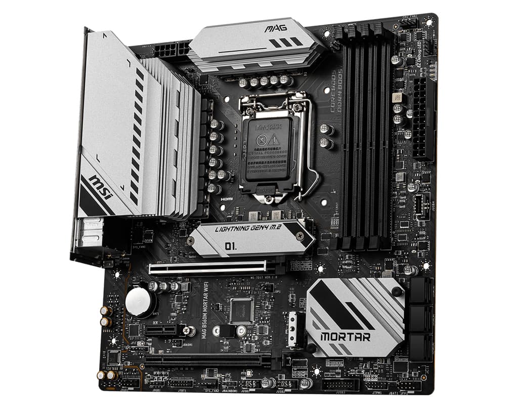 MSI MAG B560M MORTAR WIFI hovedkort Intel B560 LGA 1200 Micro ATX ...