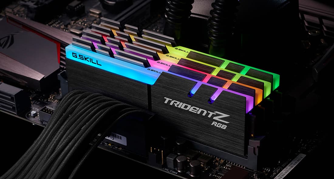 G.Skill Trident Z RGB F4-3600C16Q-128GTZR minnemodul 128 GB 4 x 32 GB DDR4 3600 MHz - Elkjøp