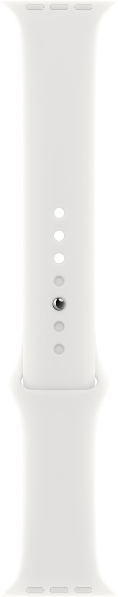 Apple 45 mm Sportband (vit) - Elgiganten - Elgiganten