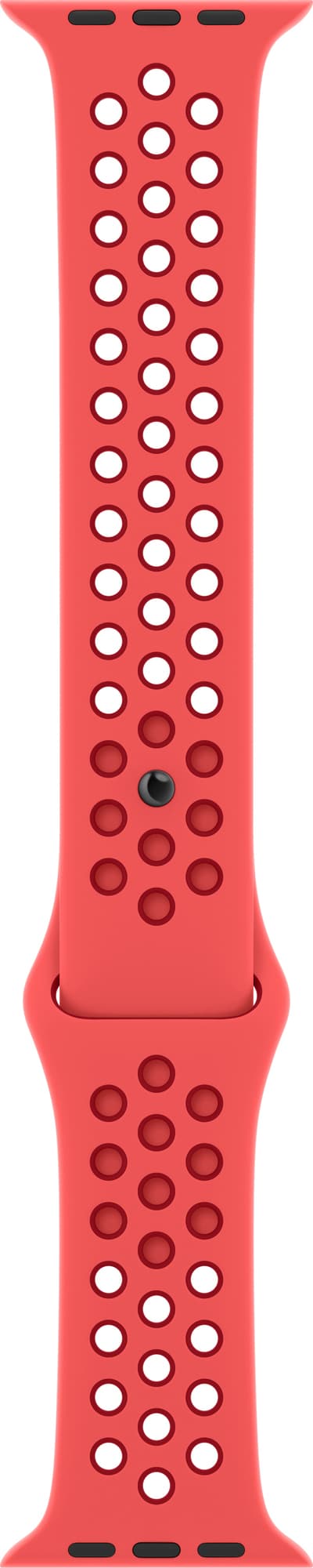 Apple 41 mm Nike Sport Band klokkereim (Bright Crimson/Gym Black ...