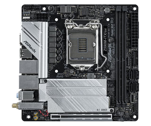 Asrock Z590M-ITX/ax Intel Z590 LGA 1200 Mini-ITX - Elgiganten