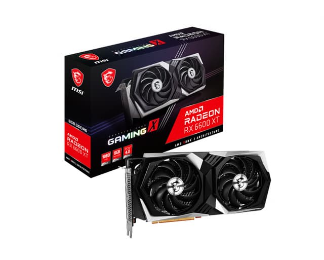 MSI RX 6600 XT GAMING X 8G grafikkort AMD Radeon RX 6600 XT 8 GB GDDR6 ...