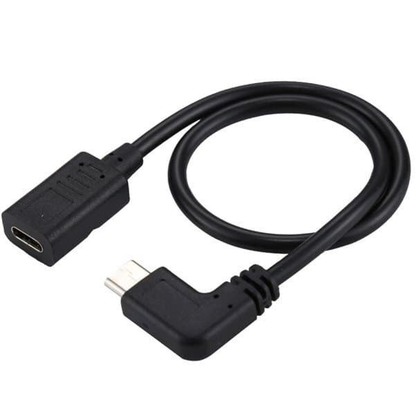 Vinklet Adapterkabel USB-C / Type-C hun til han - Elkjøp | Elkjøp