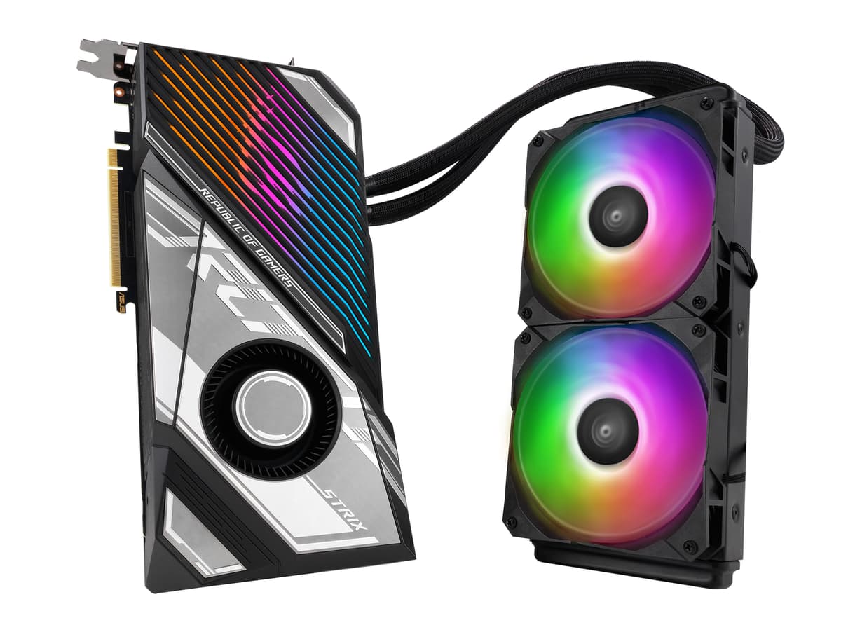 ASUS ROG -STRIX-LC-RTX3090TI-O24G-GAMING NVIDIA GeForce RTX 3090 Ti 24 ...