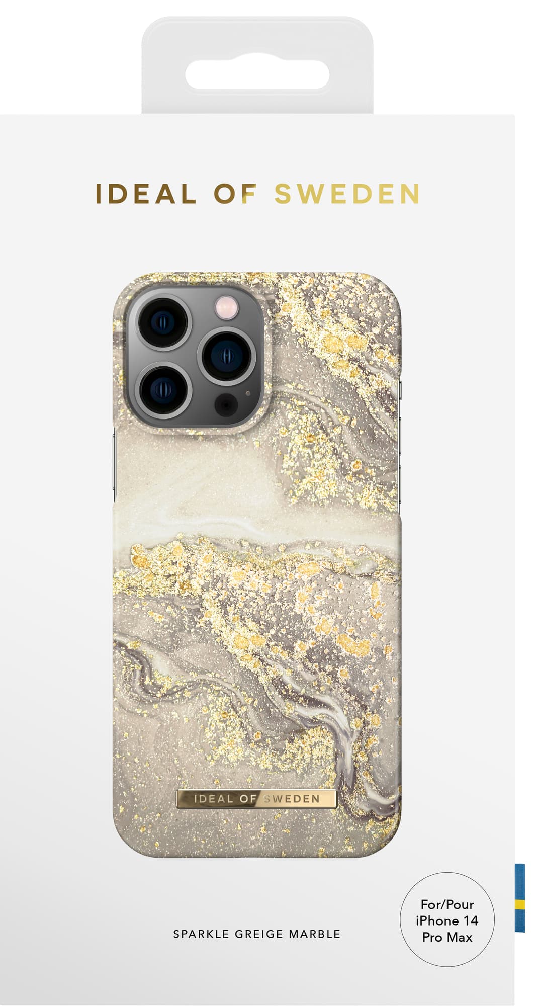 IDEAL OF SWEDEN iPhone 14 Pro Max deksel (spark greige marble) - Elkjøp
