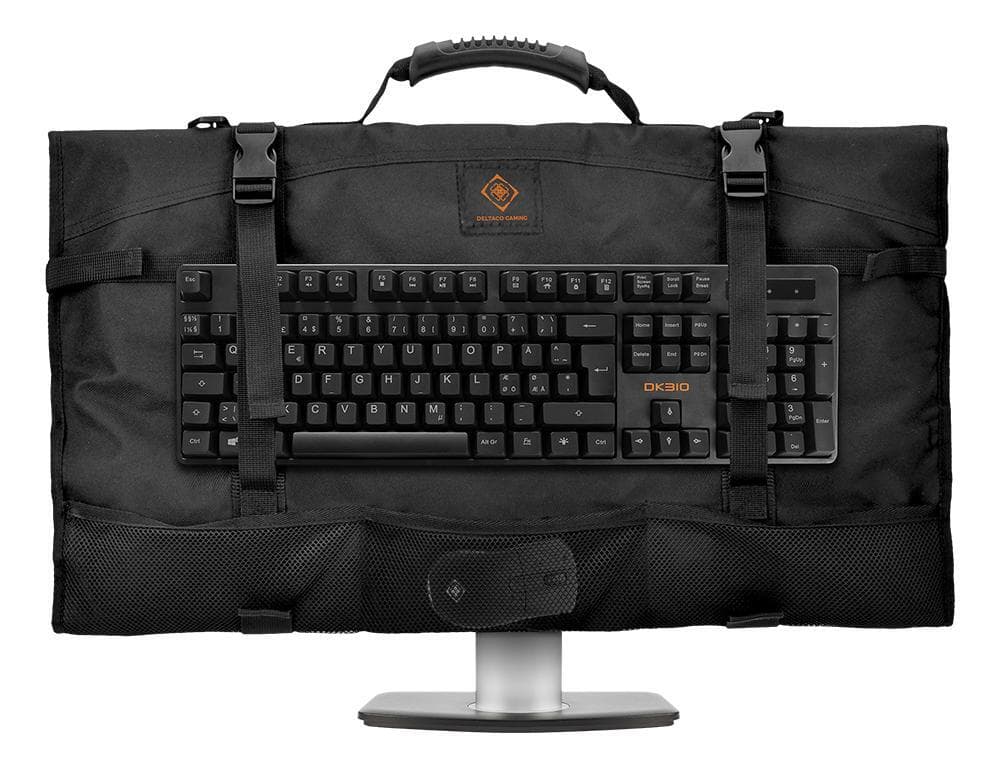 DELTACO GAMING Monitorbag with carrying handle for 24-27"" Monitors ...