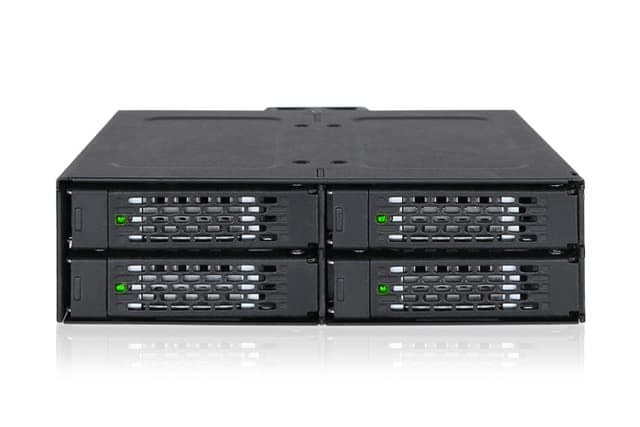 Icy Dock MB607SP-B drive bay-paneler 13,3 cm (5.25") Hårddisk-bur Svart ...