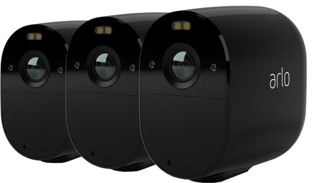 Arlo Essential trådløst FHD overvåkningssystem 3-pakning (sort ...