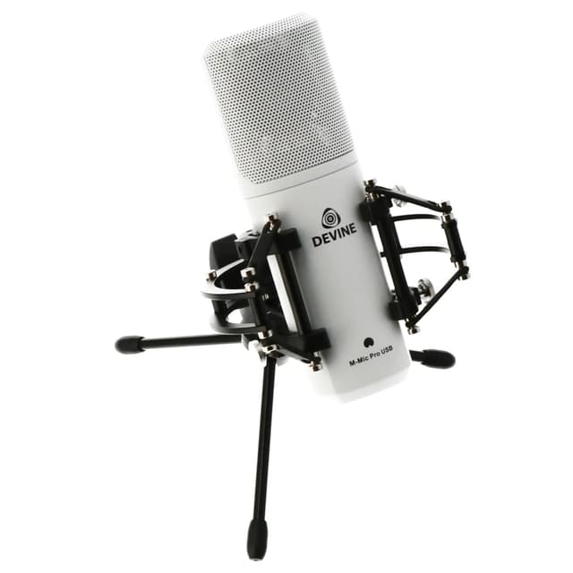 Devine M-Mic PRO USB Microphone, Hvit - Elkjøp